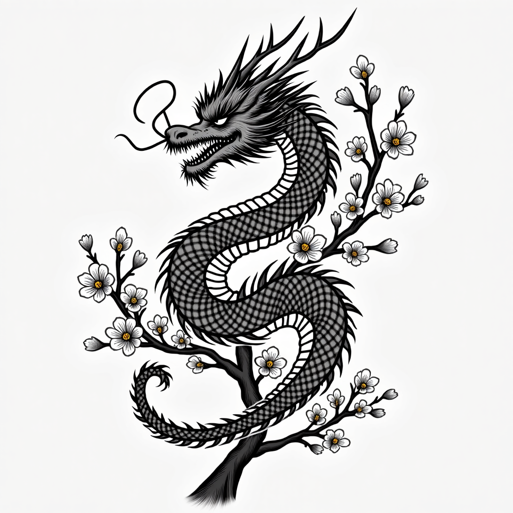 Japanese dragon wrapped | Japanese Tattoo